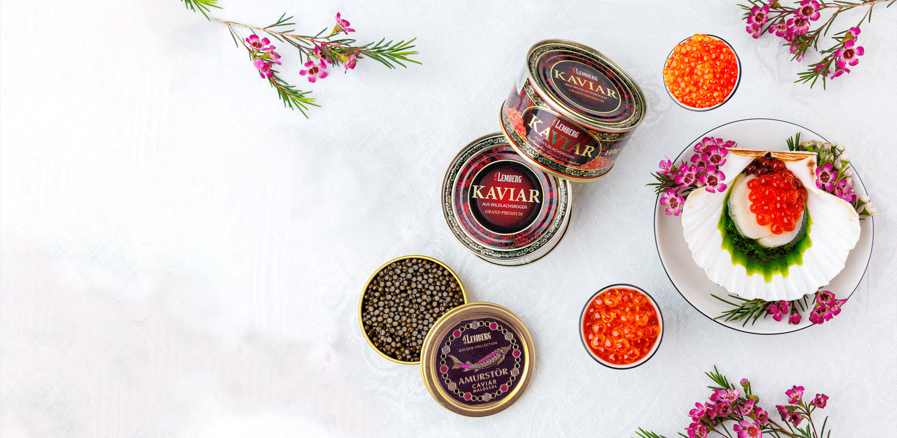 Compra caviar online - Tienda de caviar Lemberg